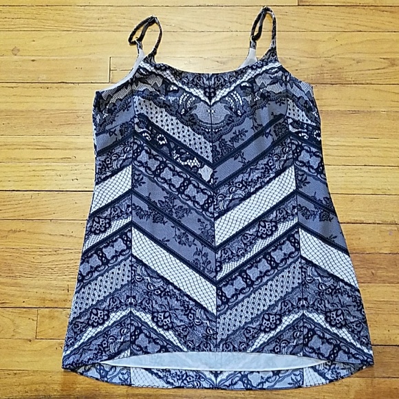 CAbi | Tops | Cabi Monaco Cami Black And Cream Size Small | Poshmark